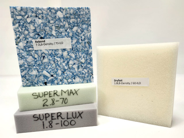 Residential Foam Sample Pack B - Cushions and Seating